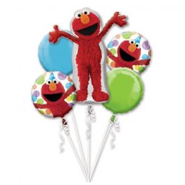 Sesame Street Elmo Foil Balloon Bouquet 5ct. | Party Supplies ...
