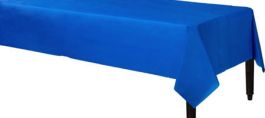 Bright Royal Blue Rectangular Plastic Table Cover | Party Supplies ...